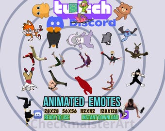 Dancing Animated Twitch Emotes - Etsy