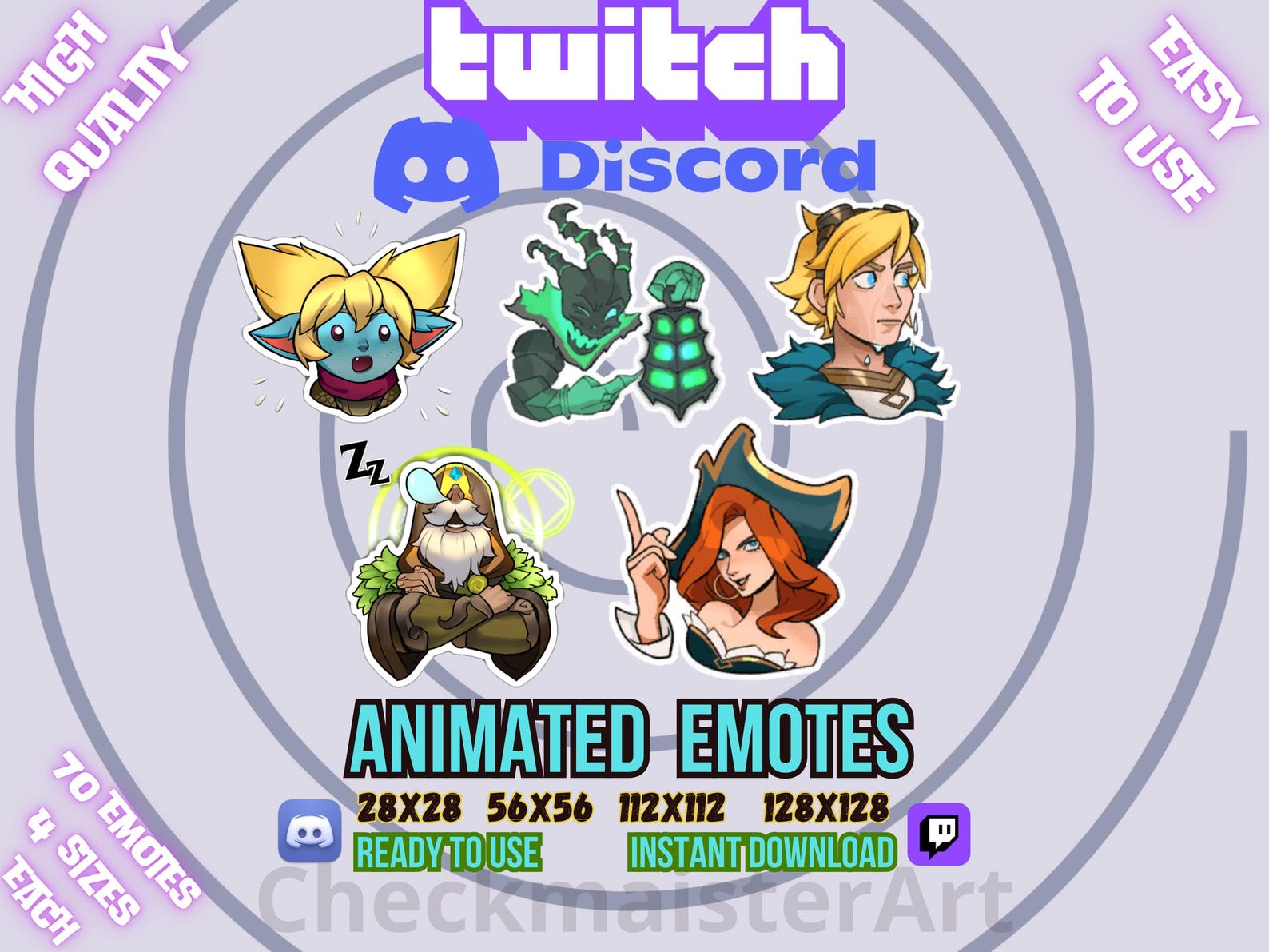 70 Animated League Emotes Twitch Meme Discord Emote LOL Gif Legendary ...