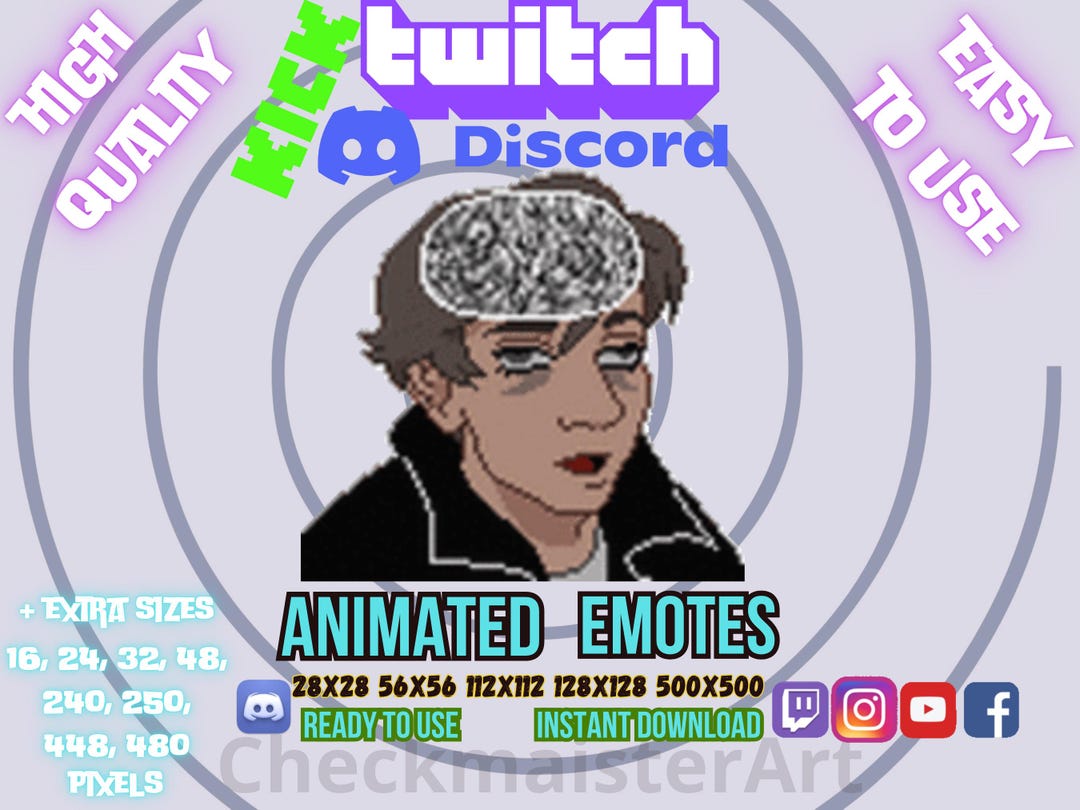 Animated Brain Freeze Emote: Funny Twitch/discord/kick Streamer Meme - Etsy