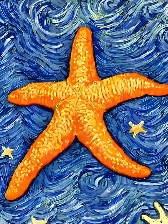 Starfish Oil Painting