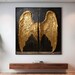 Golden Angel Wings, Ready to Print CMYK PDF, Contemporary Art, Digital ...