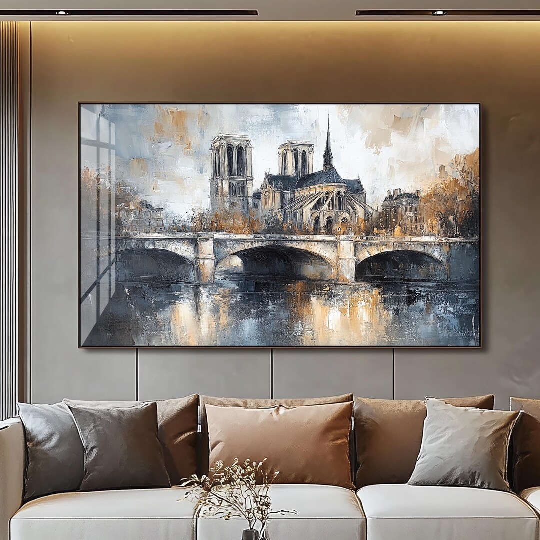 Notre Dame Cathedral Digital Download, Paris Gothic Architecture ...