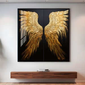 Golden Angel Wings, Ready to Print, Contemporary Art, Digital Print ...