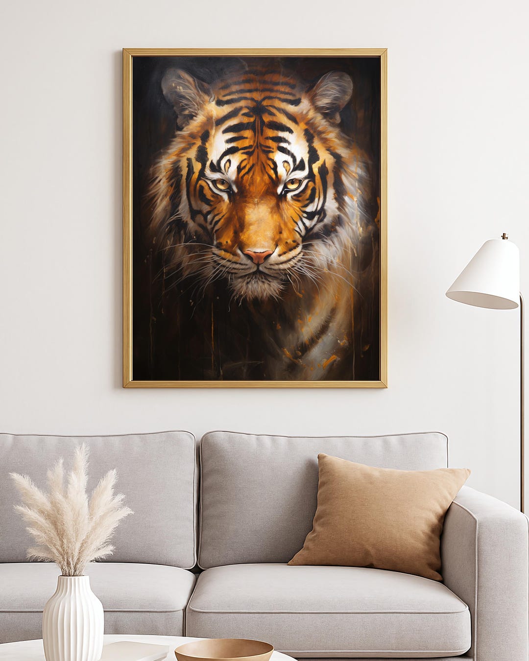 Luxury Tiger Portrait Digital Download – Oversized Gallery Quality ...