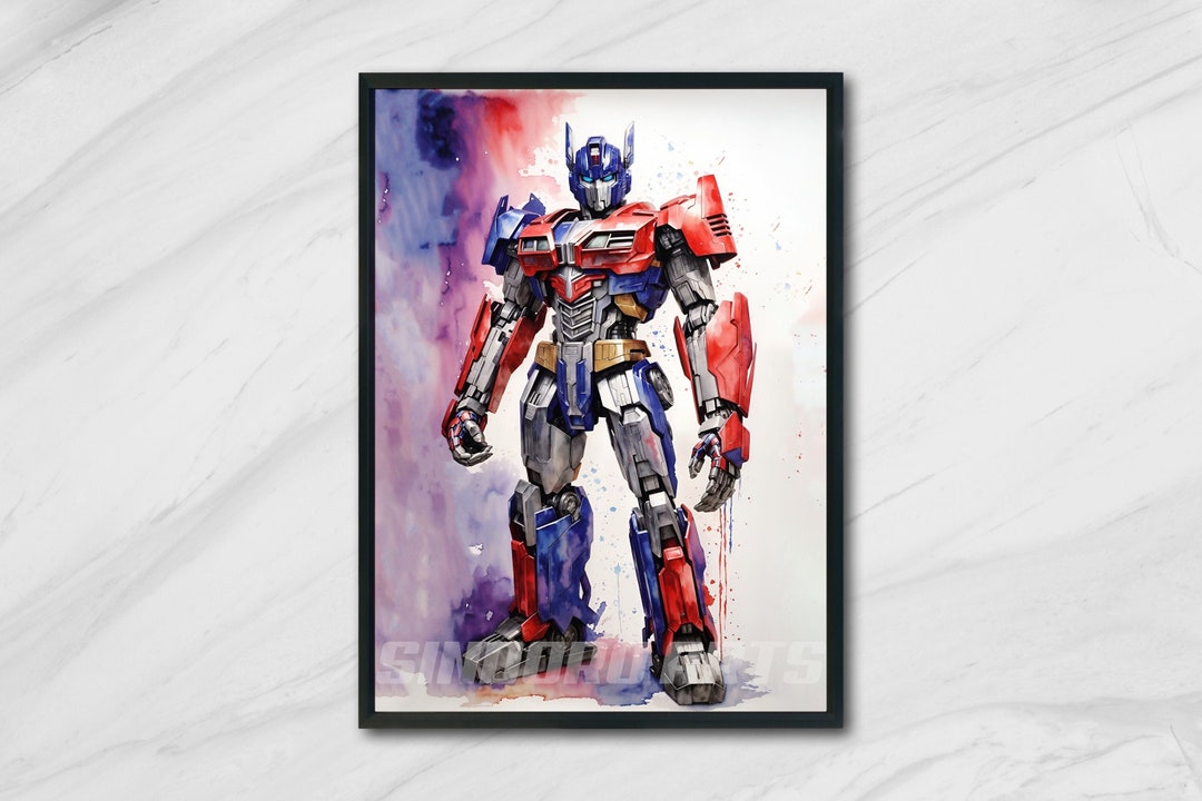 Optimus Prime Wall Art for Transformers Fans of Transformers - Etsy ...