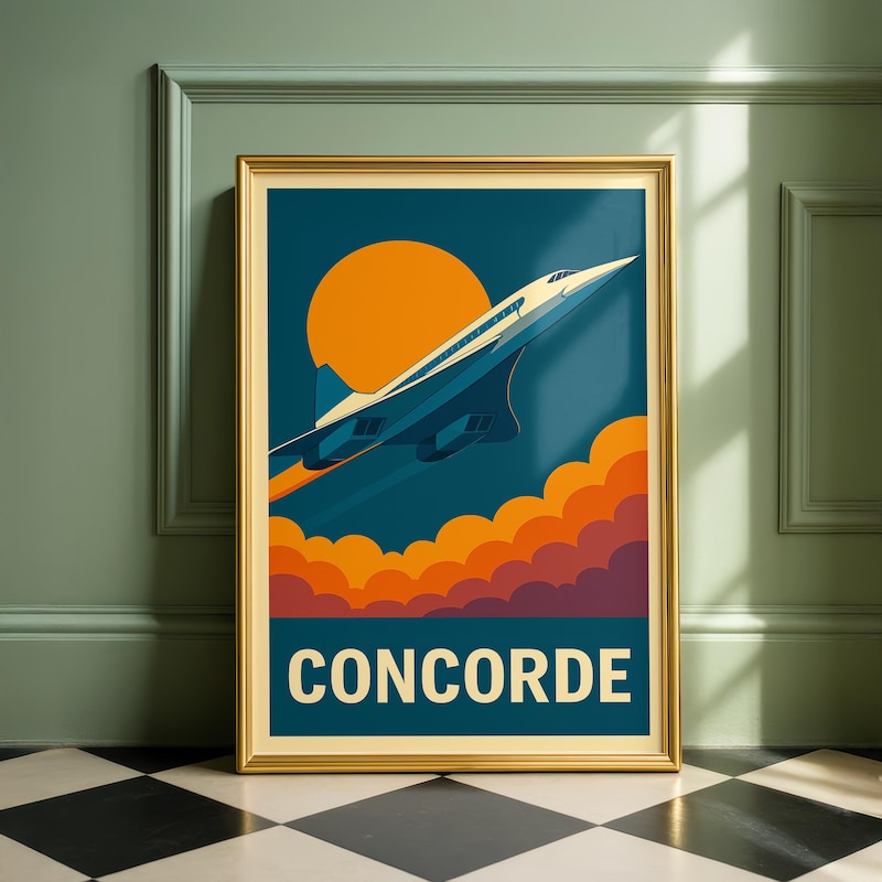 Concorde Poster - Etsy