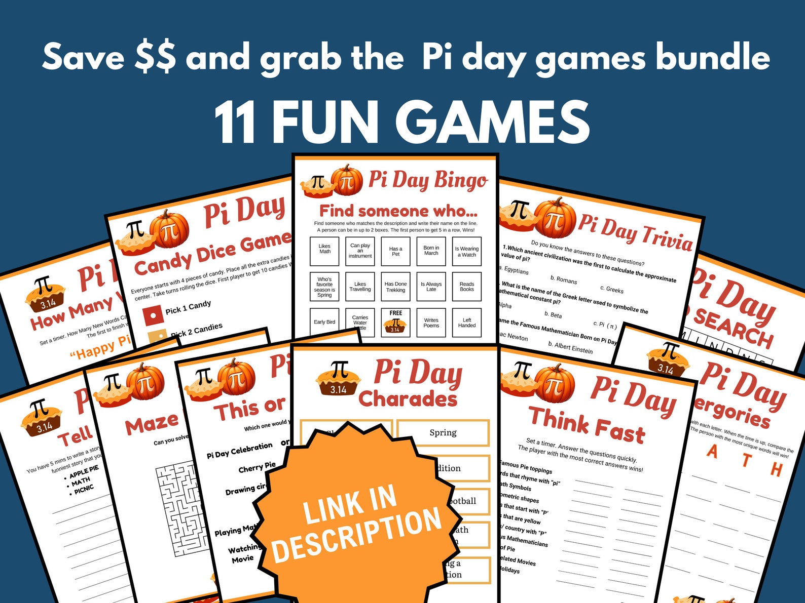 Pi Day Trivia, Pi Day Ideas for Teachers, Classroom Pi Day Activity, Pi ...