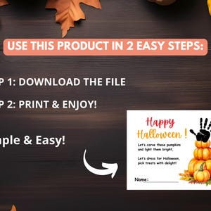 Pumpkin Handprint Art Printable, Pumpkin Poem Handprint Printable ...
