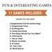Gingerbread Game Bundle 11 Games, Christmas Games, Holiday Party Game ...