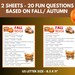 Fall Trivia Game, Autumn Themed Quiz, Fun Fall Activity for Kids and ...
