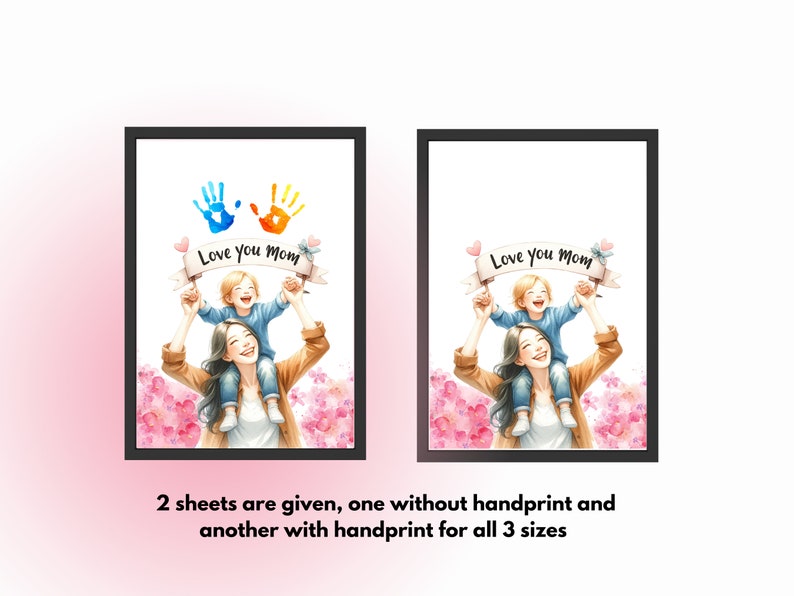 Mothers Day Printable, Love You Mom Card, Crafts for Pre-k and ...