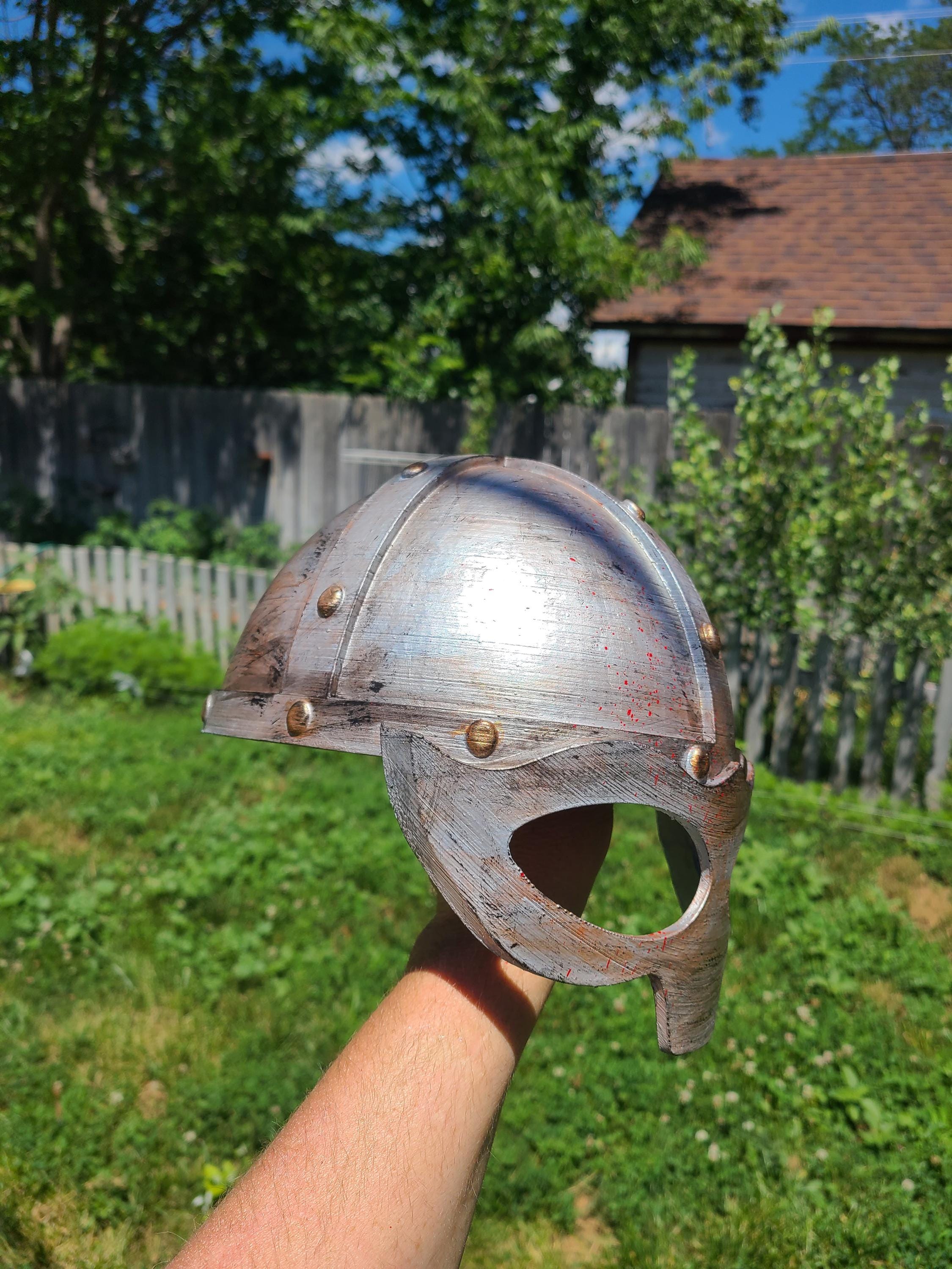 Viking Helmet Handmade, Norse Warrior Headgear, Authentic Viking ...