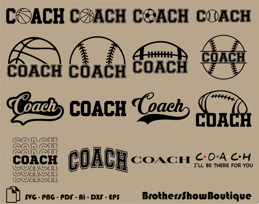 Coach Svg, Coach Svg Bundle, Basketball Coach Svg, Soccer Coach Svg ...
