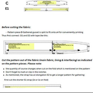 Trendy Bag Sewing Pattern for Baguette Bag Sewing Pattern Aesthetic Bag ...