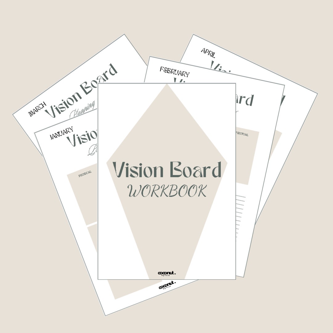 Inspiring Digital Vision Board Workbook for a Creative Journey - Etsy