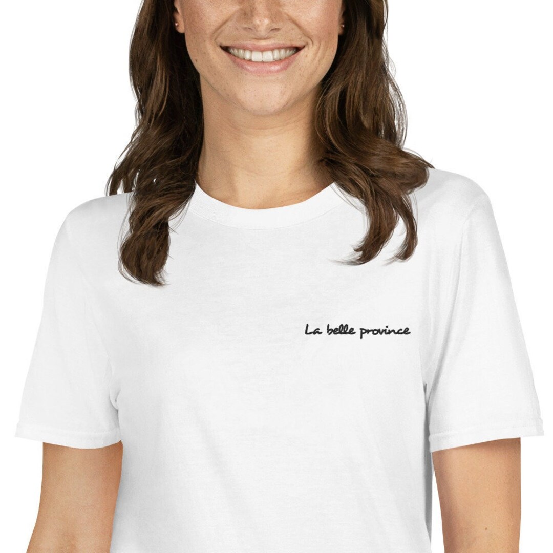 La Belle Province Unisex Short Sleeve T-shirt, Quebec Sweater, Quebec ...