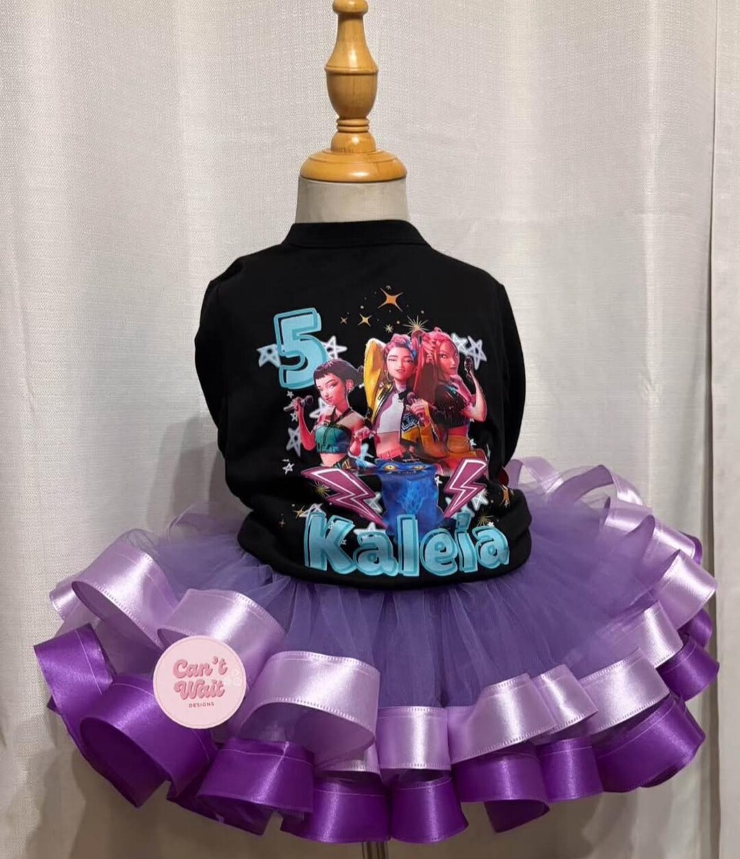 Custom K Pop Demon Hunters Tutu Set- Huntrix - Etsy