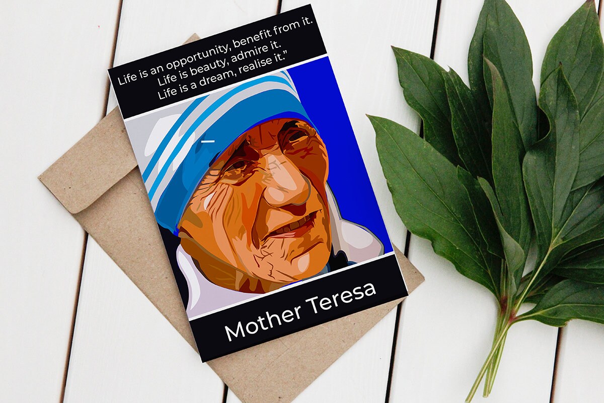 Poster Gift Set of 4 Digital Posters Decor Humanitarians, Inspiring ...