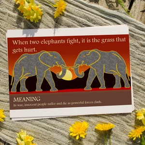 African Proverbs Poster Set: Classroom Decor (digital Download) - Etsy