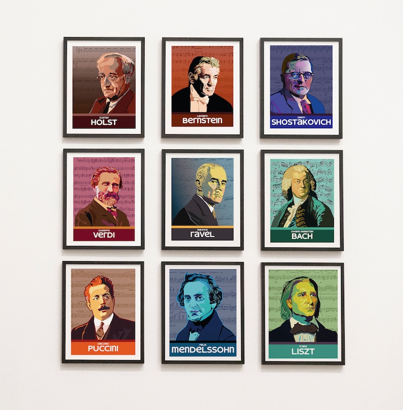 Classical Composers Posters Classical Music Composers Posters Printable ...