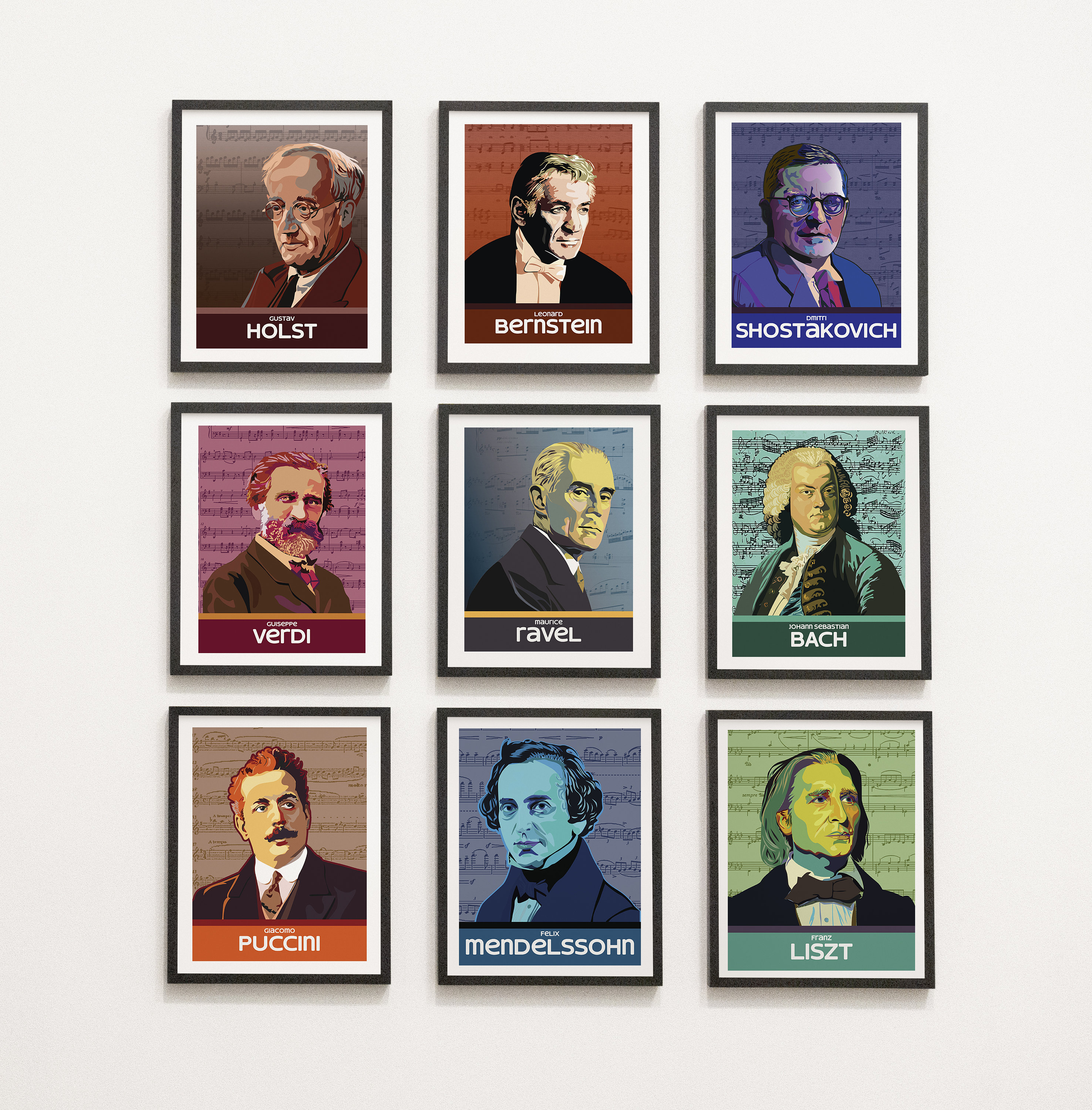 Classical Composers Posters Classical Music Composers Posters Printable ...