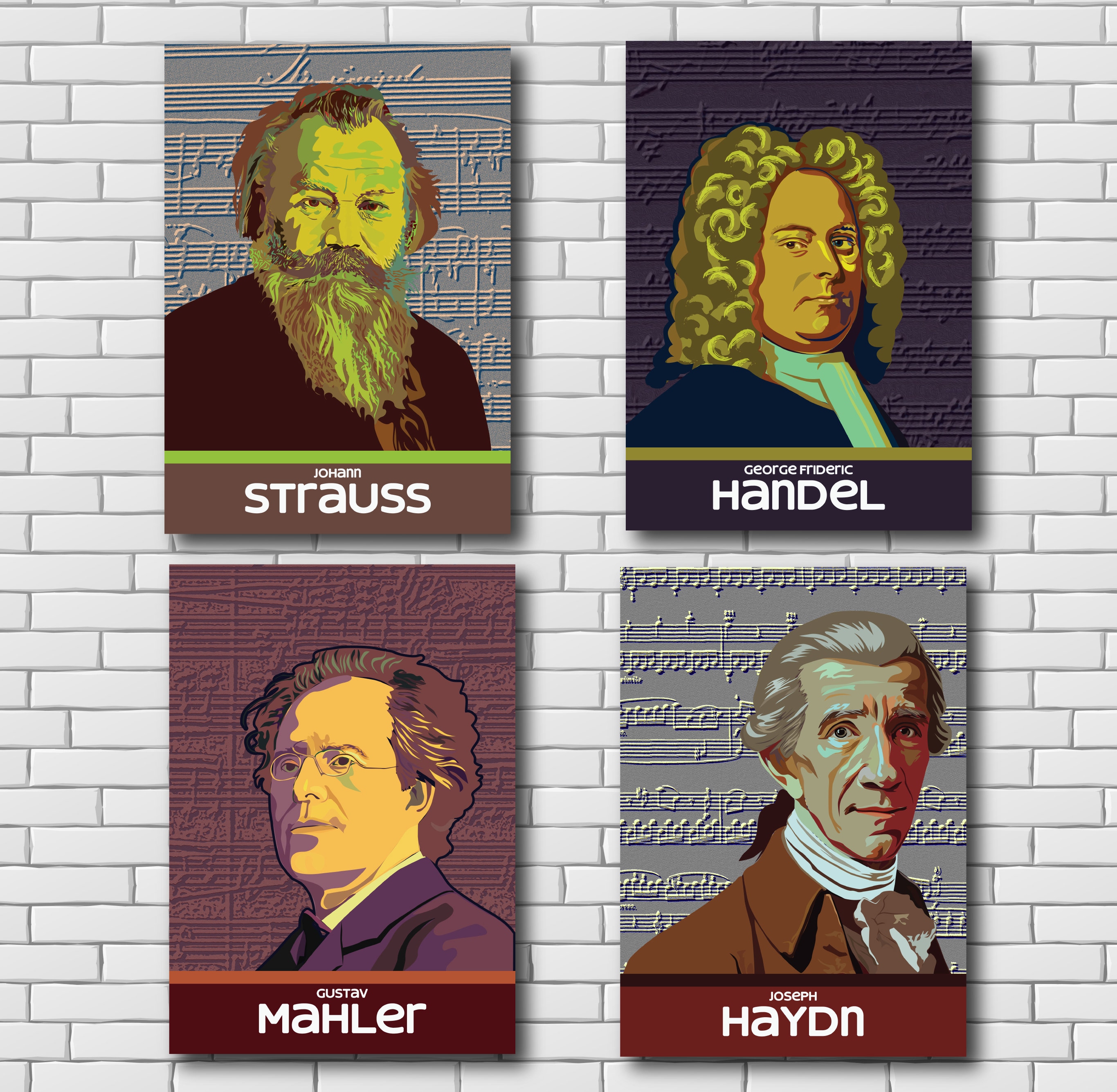Classical Composers Poster Set: Music Classroom Decor (digital Download ...
