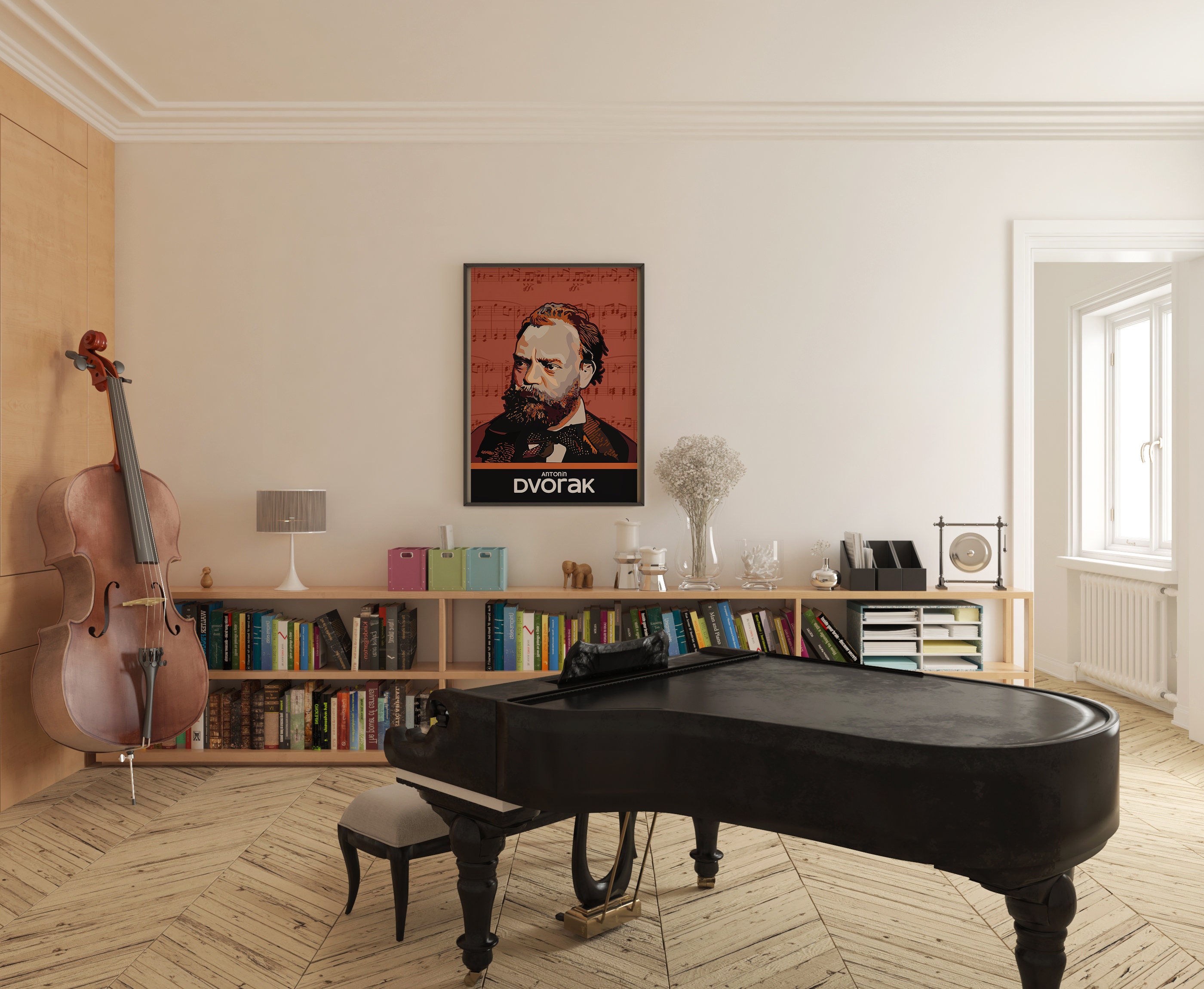Classical Composer Portrait Posters: Music Classroom Art (digital ...