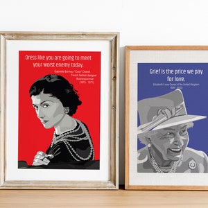 Famous Women History Posters: Classroom Decor, Feminist Art (digital ...