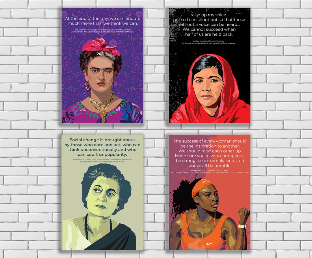 Influential Women History Posters: Feminist Classroom Decor (digital ...
