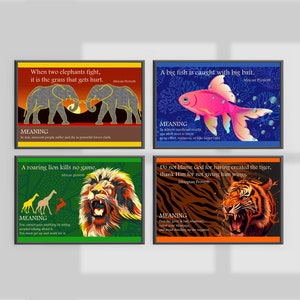 African Proverbs Poster Set: Classroom Decor (digital Download) - Etsy