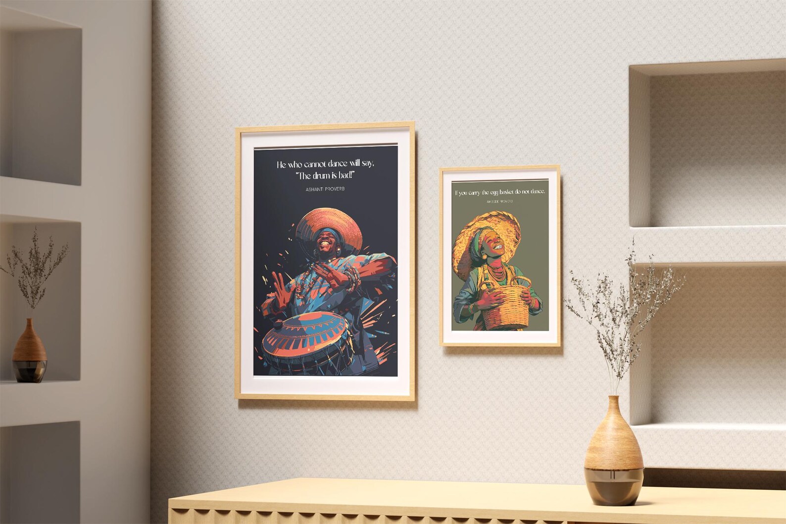 African Dance Proverbs Art Print: Ashanti Proverbs Series (digital ...