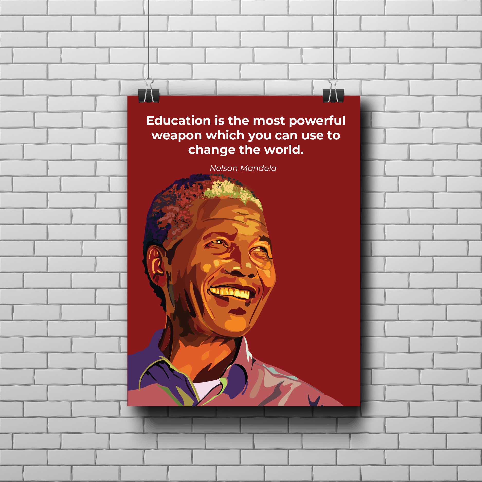 Educational Inspiring Quotes, Famous People Series, Wall Art, Classroom ...