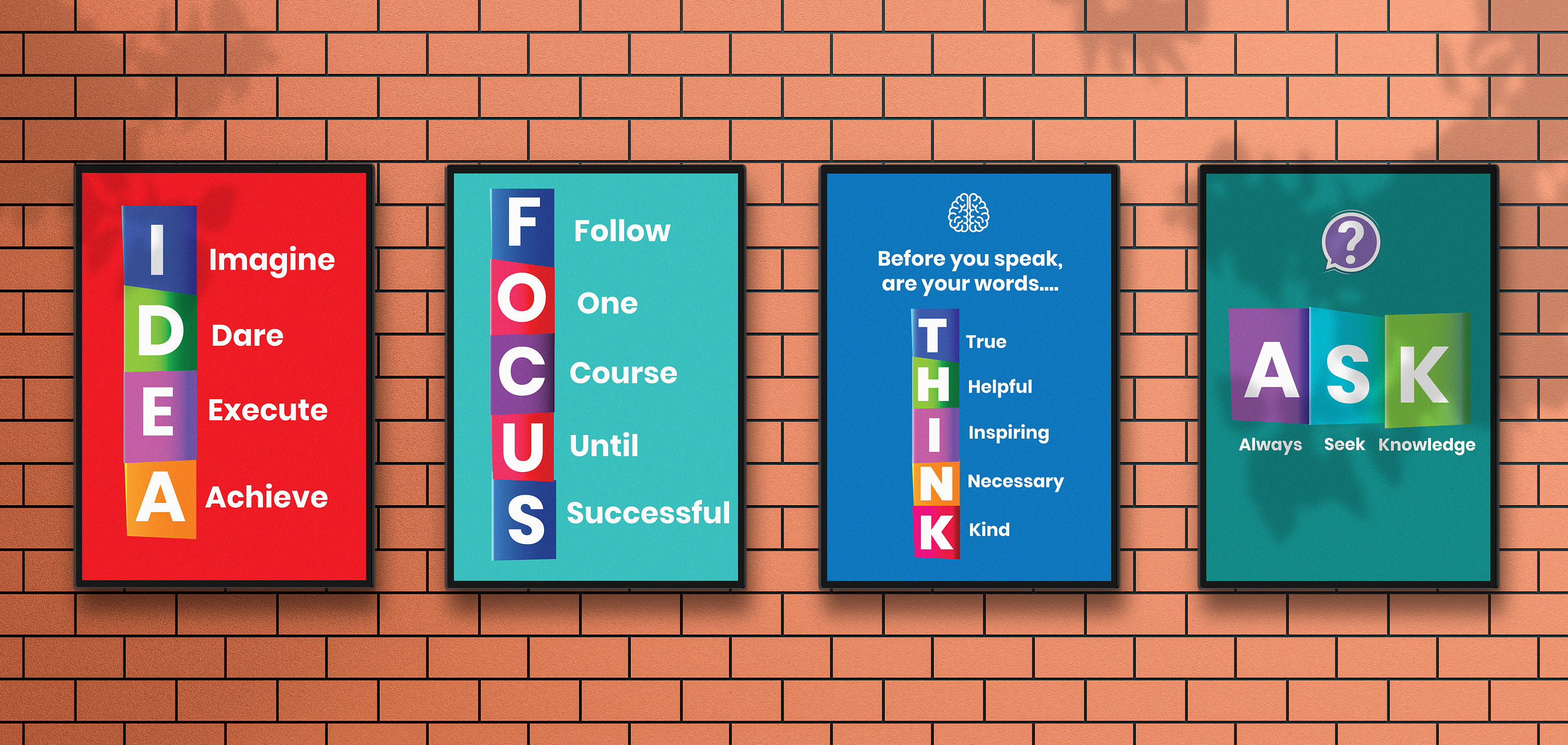 Classroom Affirmation Posters: Acronyms, Feelings, Motivational Decor ...