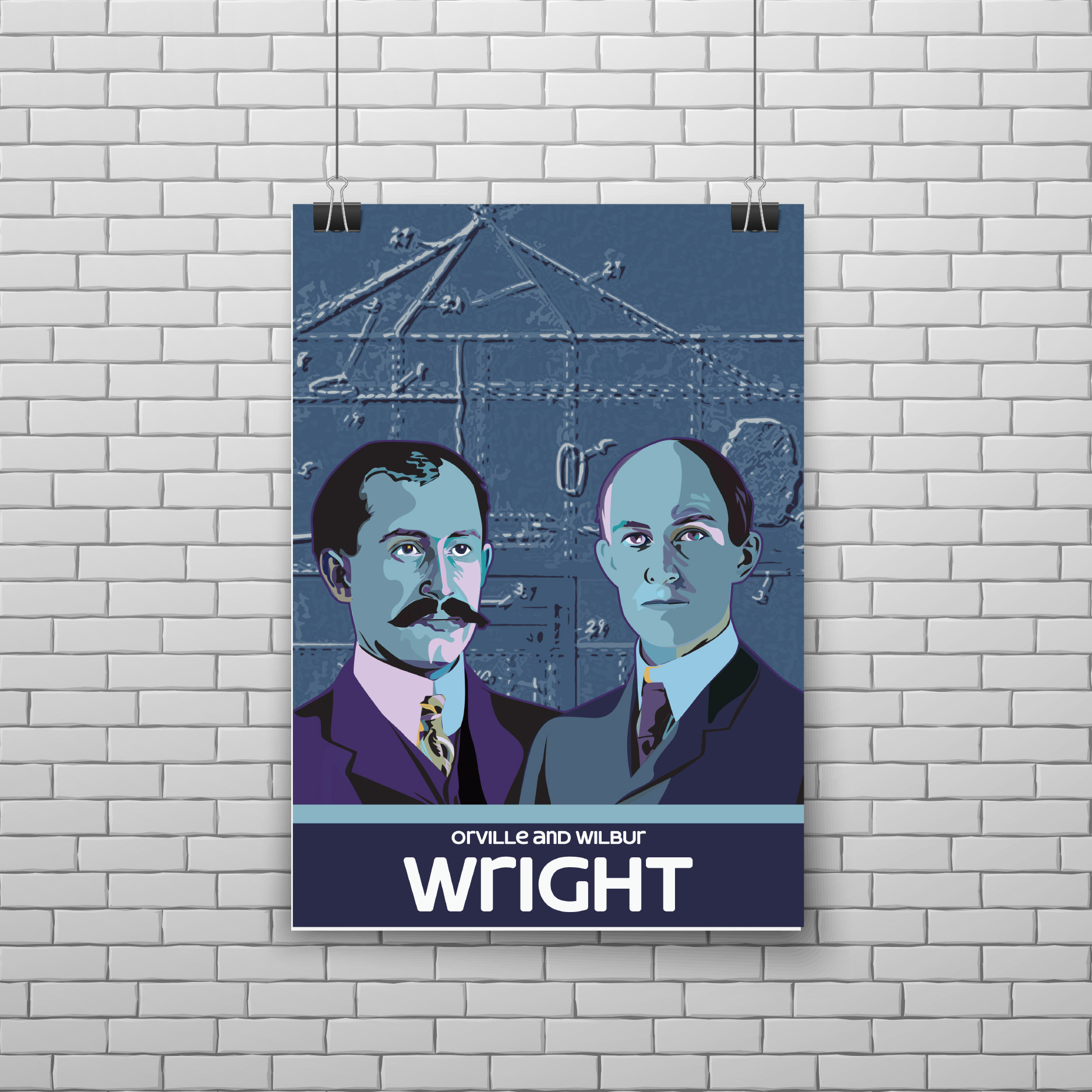 Pioneering Inventors Poster Set: Bell, Wright Brothers, Edison, Pasteur ...