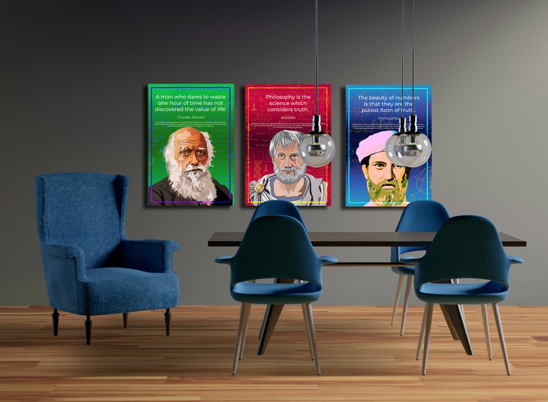 Famous Scientists Posters set of 3 Printable, Science Classroom Decor ...
