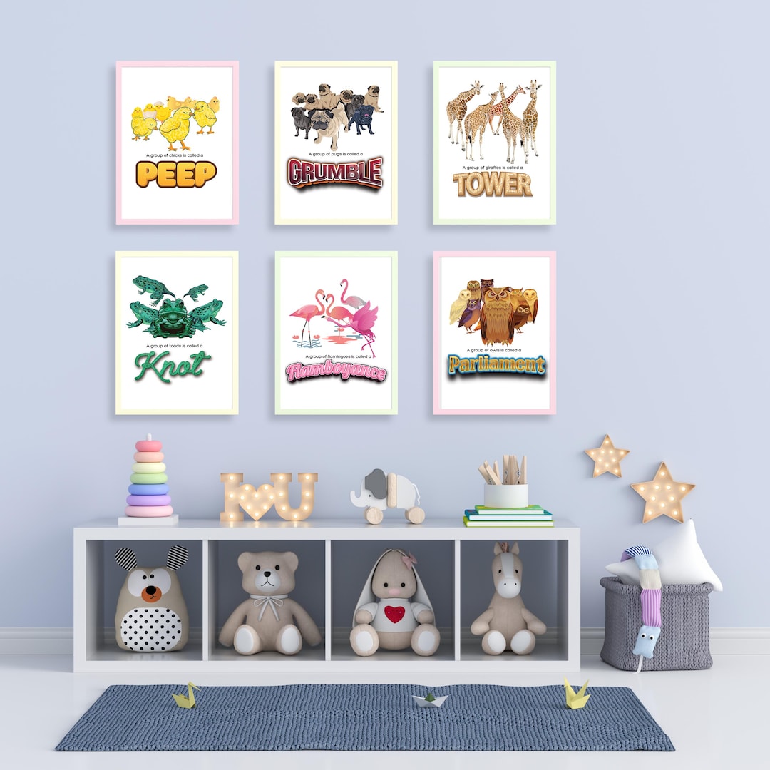 Funny Animal Collective Nouns Print: Teacher Resource (digital Download ...