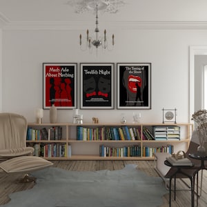 Shakespeare Plays Comedies Posters English Classroom Decor the Tempest ...