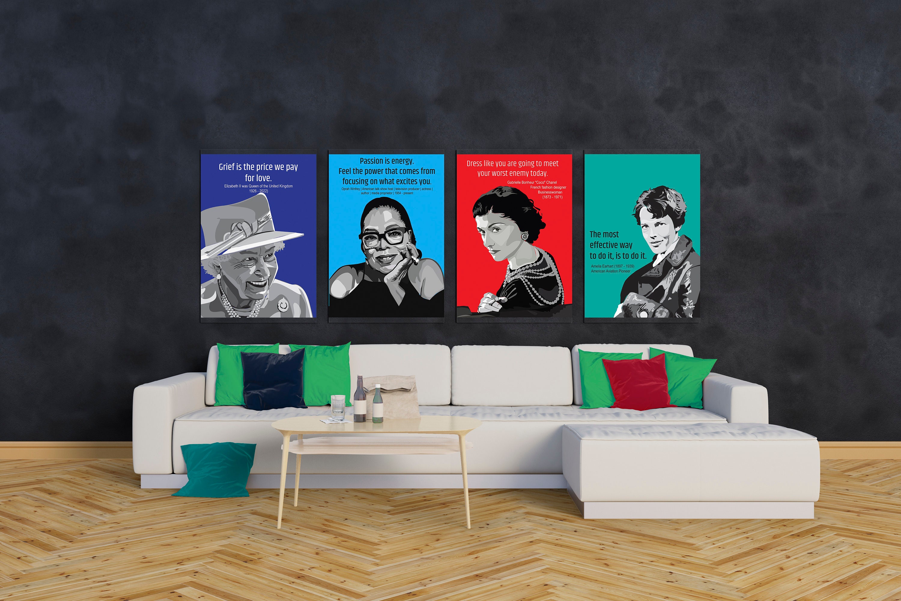 Famous Women History Posters: Classroom Decor, Feminist Art (digital ...