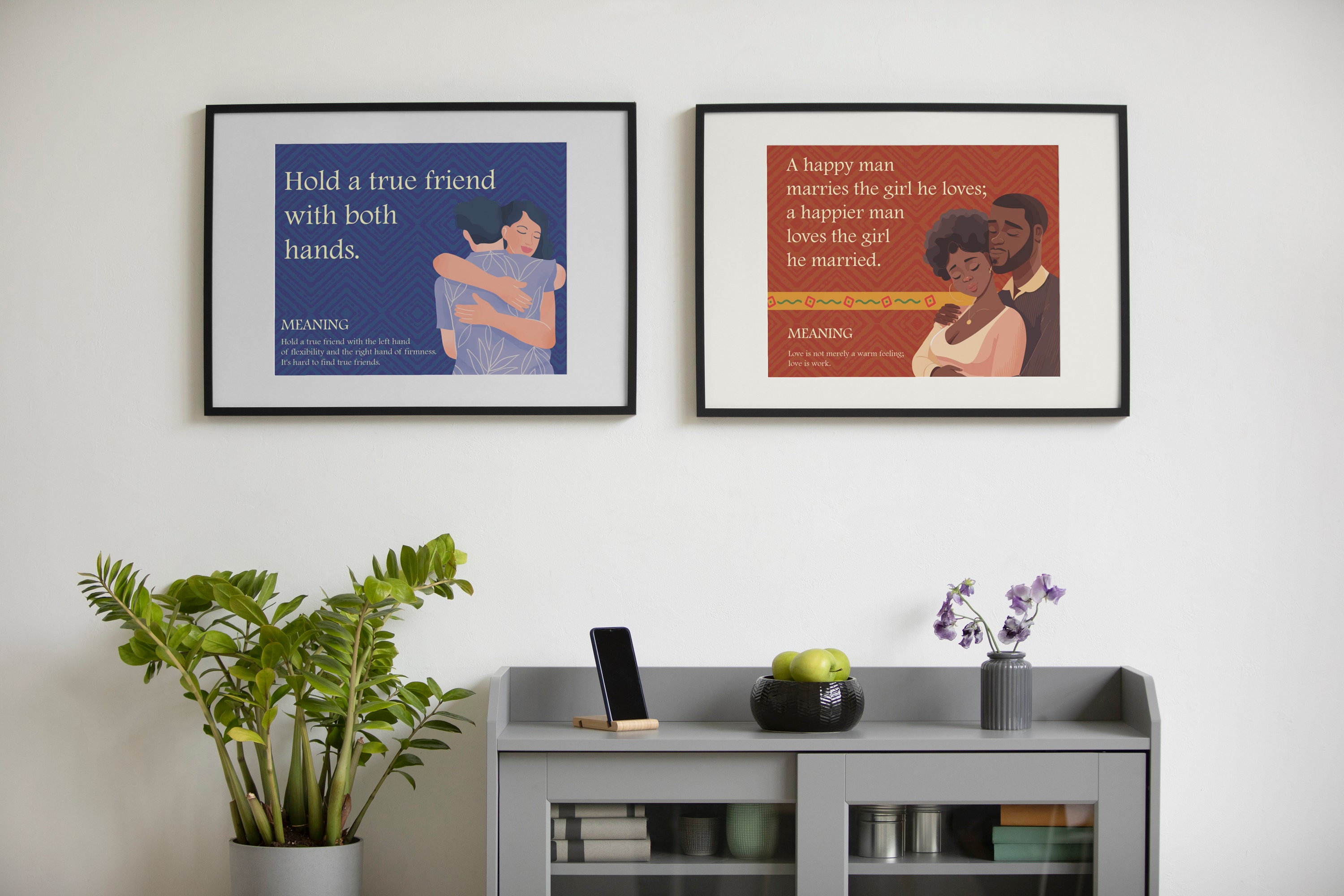 African Proverbs Poster Set: Classroom Decor, Wisdom Quotes (digital ...