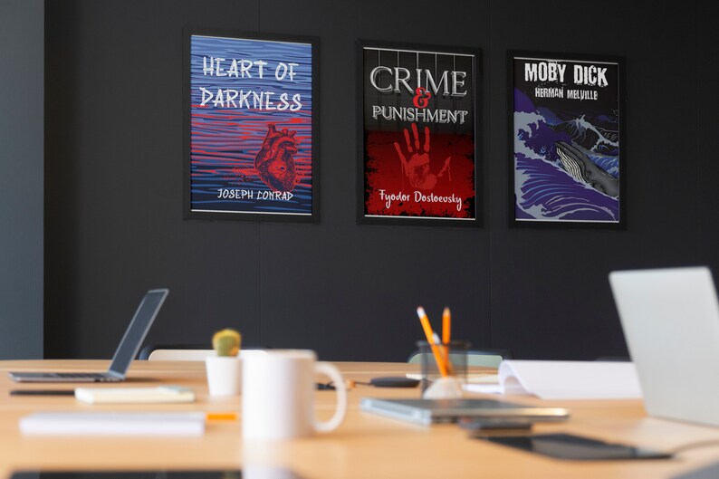 English Literature Posters, Conrad, Dostoevsky Melville English ...