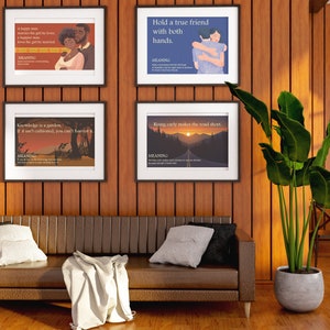 African Proverbs Poster Set: Classroom Decor, Wisdom Quotes (digital ...