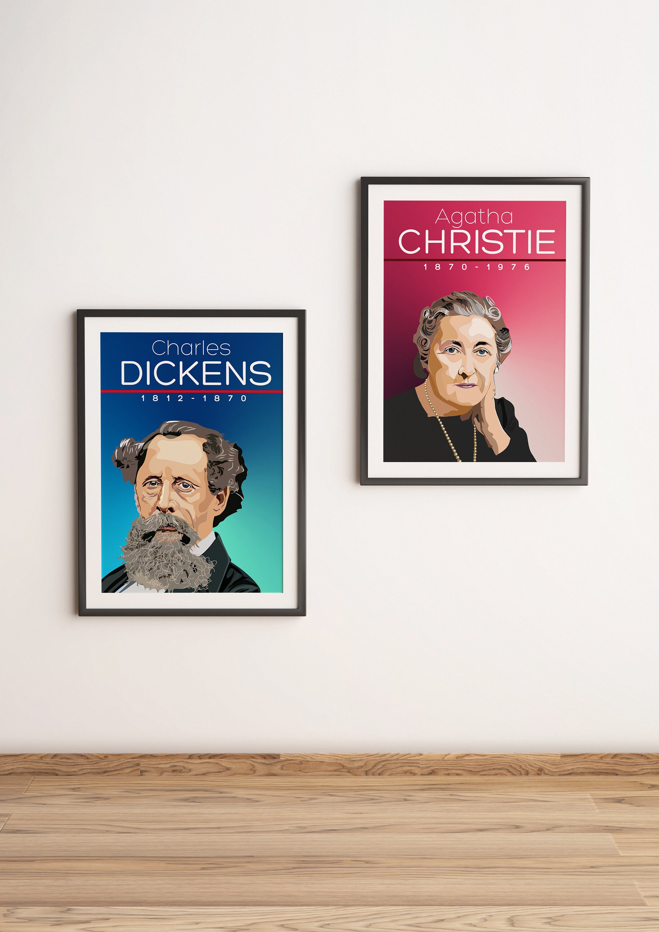 English Literature Posters, Charles Dickens, Agatha Christie, Oscar ...