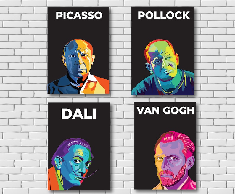 Famous Artist Posters Influential Artists Art Classroom Decor Printable ...