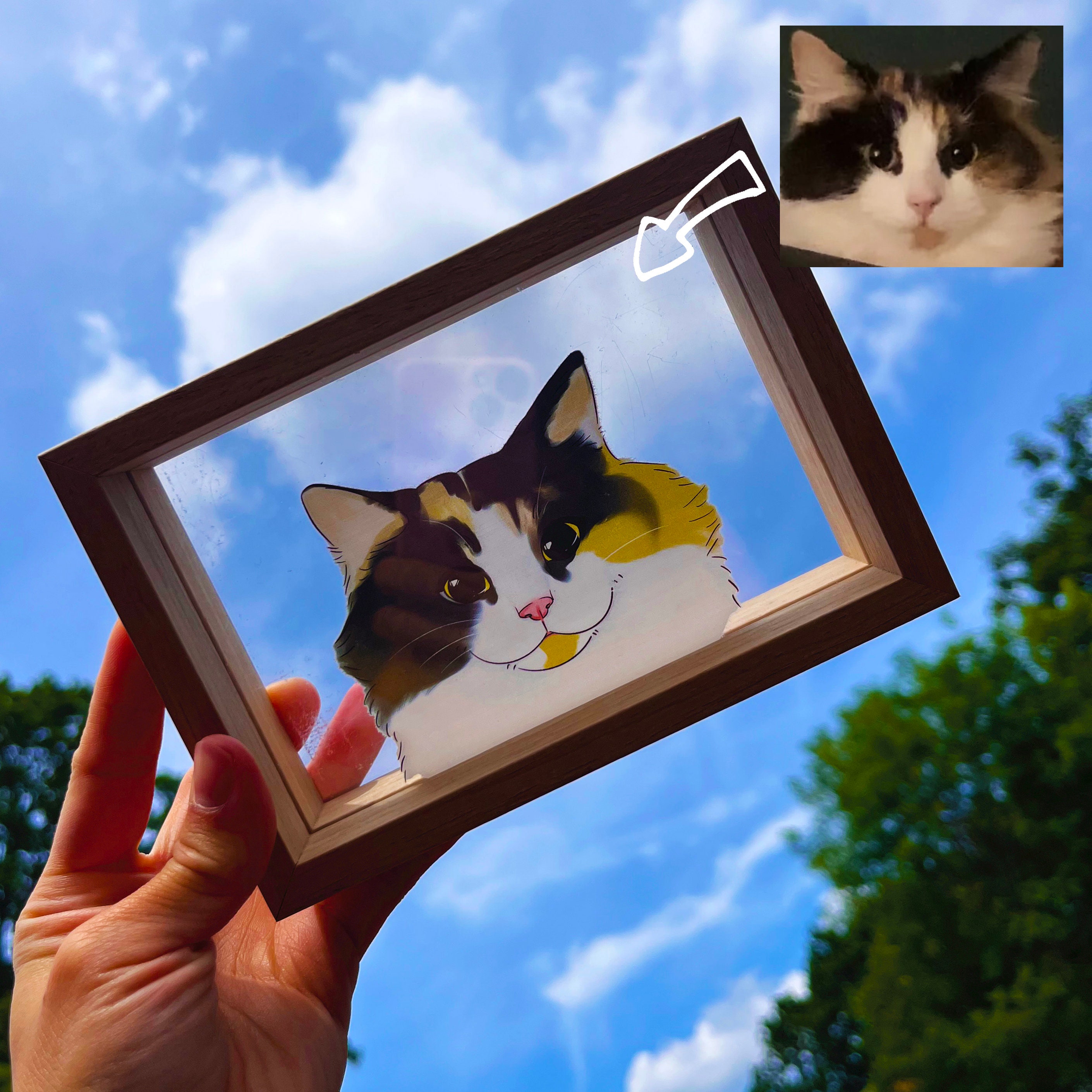 Custom Dog Cartoon Drawing| Custom Pet Portrait | Personalised Pet ...