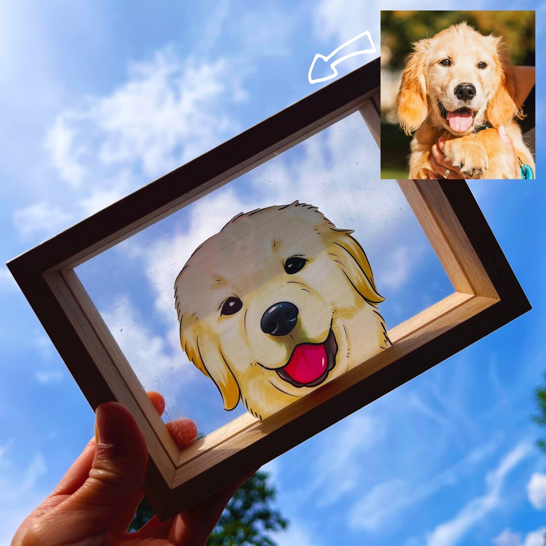 Custom Dog Cartoon Drawing| Custom Pet Portrait | Personalised Pet ...