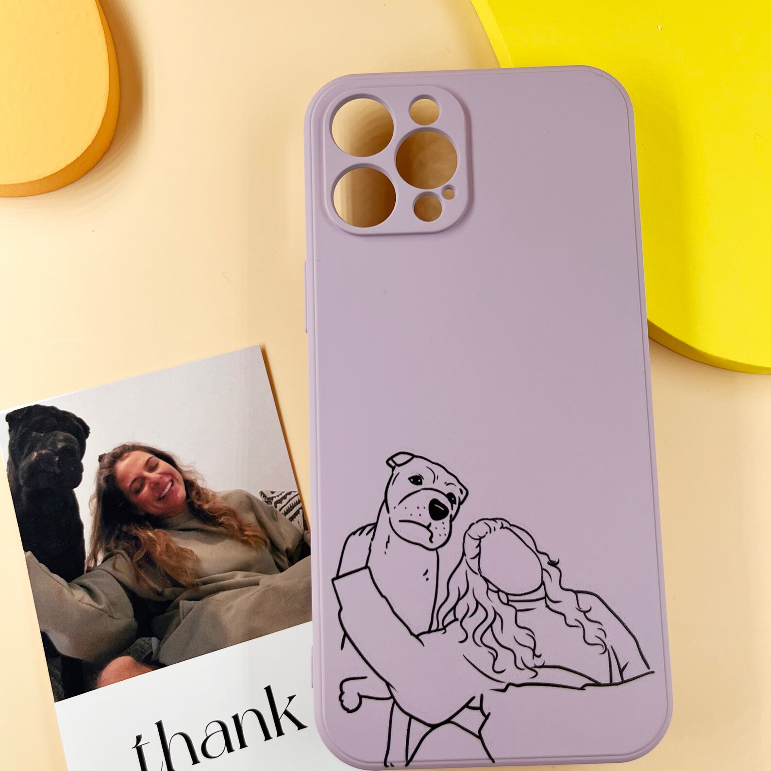 Custom Photo Outline Phone Case | Personalised iPhone Case | Matching ...