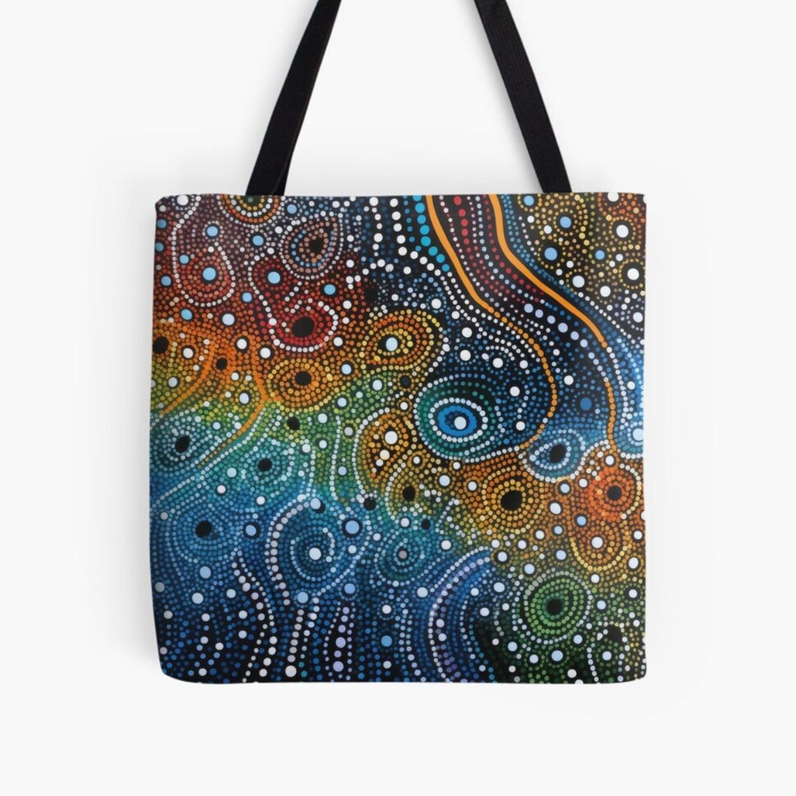 Australian Style Aboriginal Dot Painting Png, Abstract Aboriginal Art ...