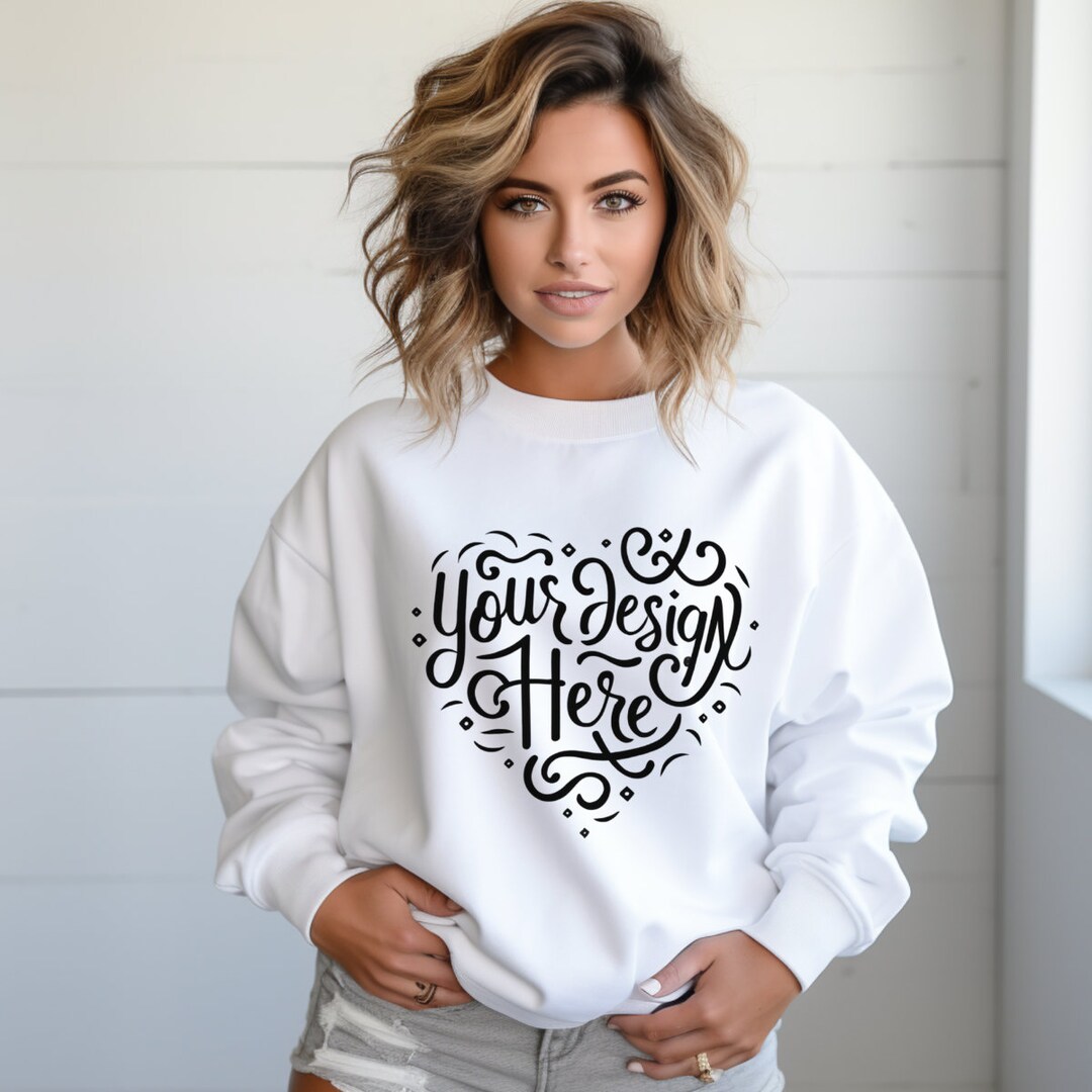 Tshirt Model Mockup PSD, Smart Object Beautiful Woman Model PNG ...