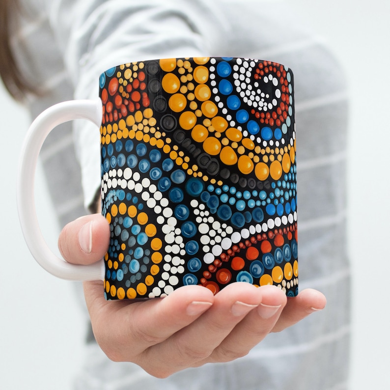 Australian Aboriginal Dot Paint Png, Abstract Aboriginal Png ...