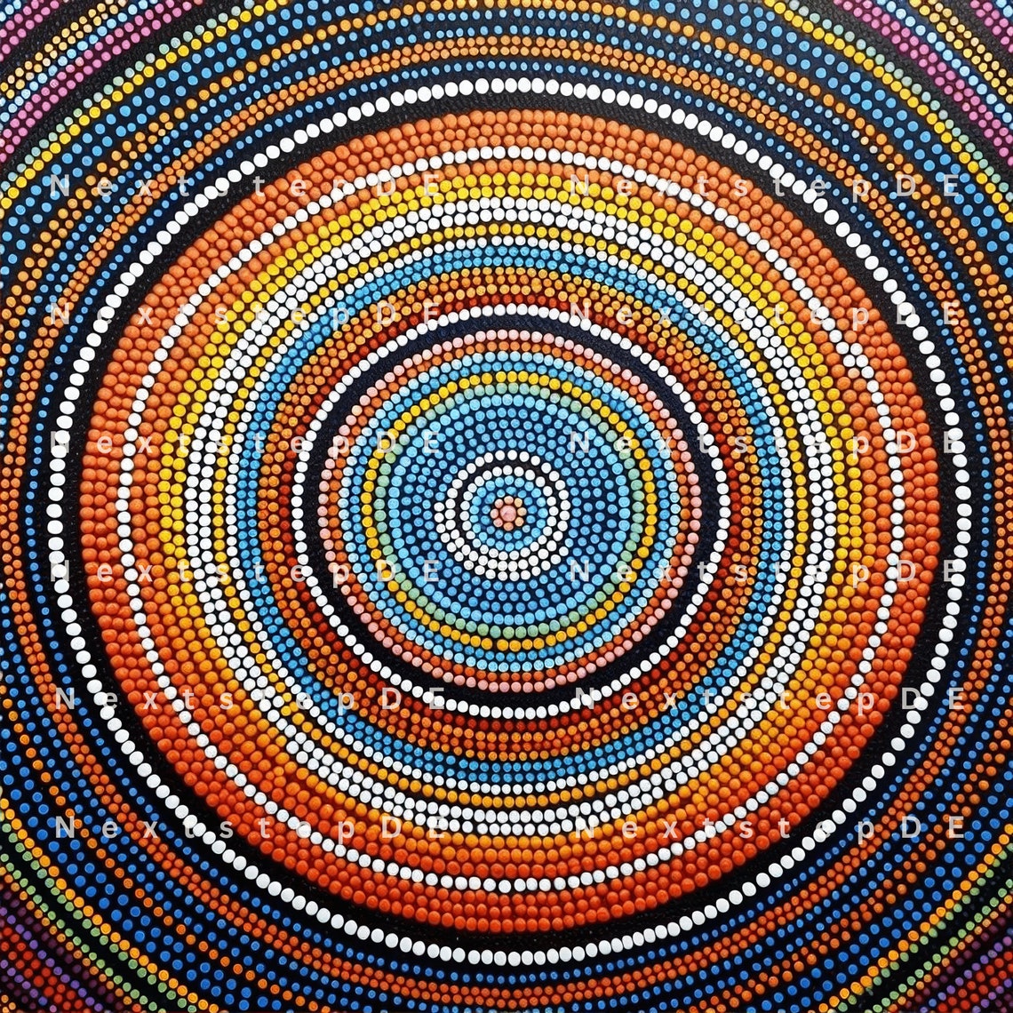 Aboriginal Dot Painting Png, Abstract Aboriginal Png, Australian ...